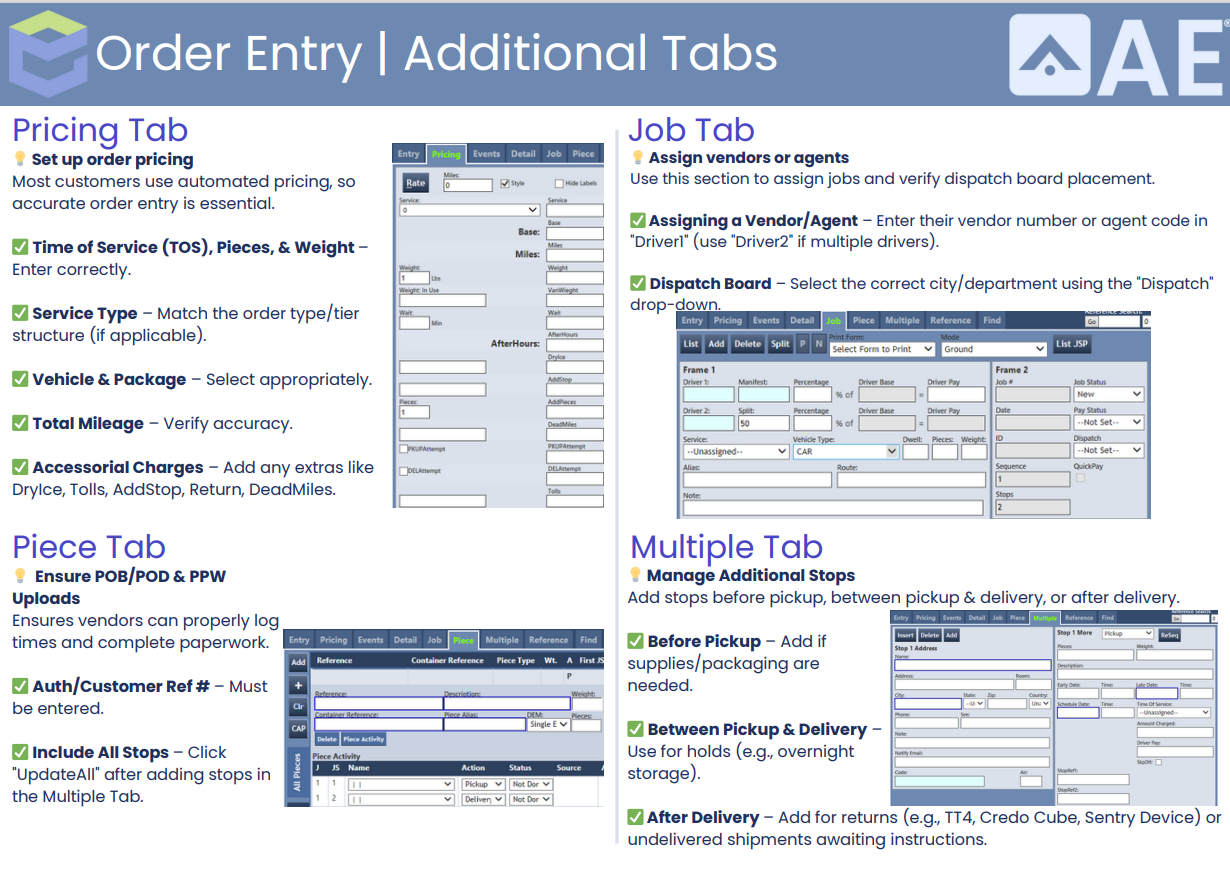 AmEx Field Offices- Care Center - All Groups - E-Courier Quick Start ...